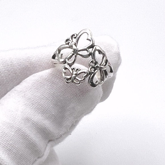 Jewelry | 925 Sterling Silver Butterfly Ring | Poshmark